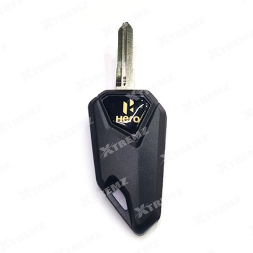 Xtremz Folding Flip Key For Hero Bikes - With Line Left Cut