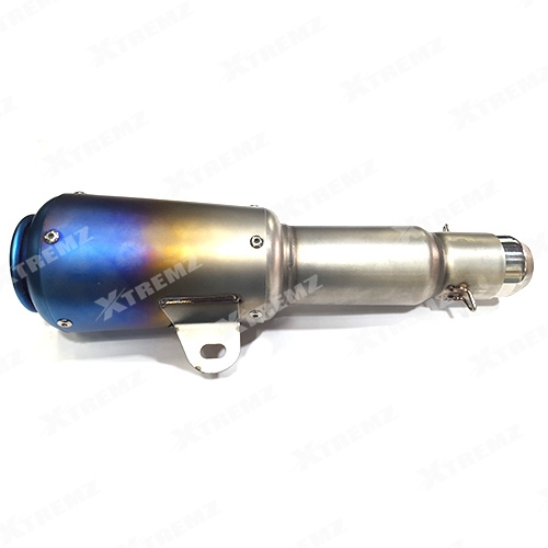 Akrapovic GP Long Exhaust For Universal Bikes -Multi Color