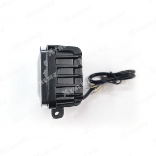 HJG Atom Fog Light With Blue & Yellow DRL For Universal Bikes & Cars ...