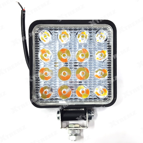 Xtremz 16 LED Square Fog Lights For Universal Bikes & Cars - White ...