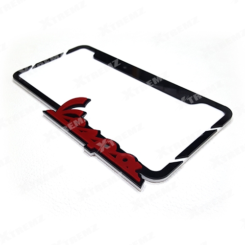 Vespa Front & Rear Number Plate Set - Red | Xtremz