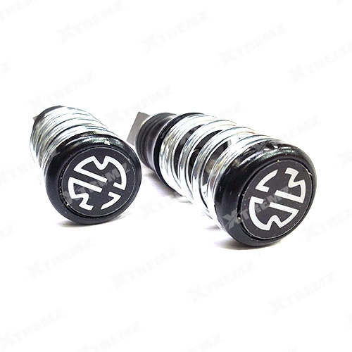 Xtremz Spring Footrest For Universal Bikes - Black Color