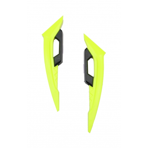 Xtremz Big Aero Fin Spoiler For Universal Bikes & Helmets - Fluorescent ...