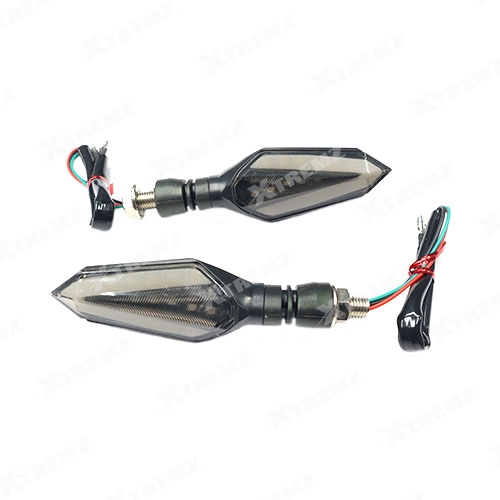 Xtremz D158 Running Fancy Indicators For Universal Bikes - Yellow & Red ...