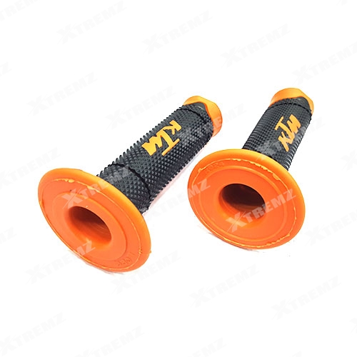 Xtremz KTM Grip For Universal Bikes - Orange Color