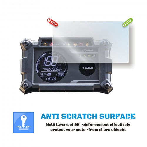 Erodian Meter Display Screen Protector For Yezdi Adventure Bikes