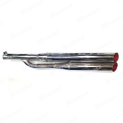 Xtremz Double Pipe Exhaust For Royal Enfield Standard & Classic ...