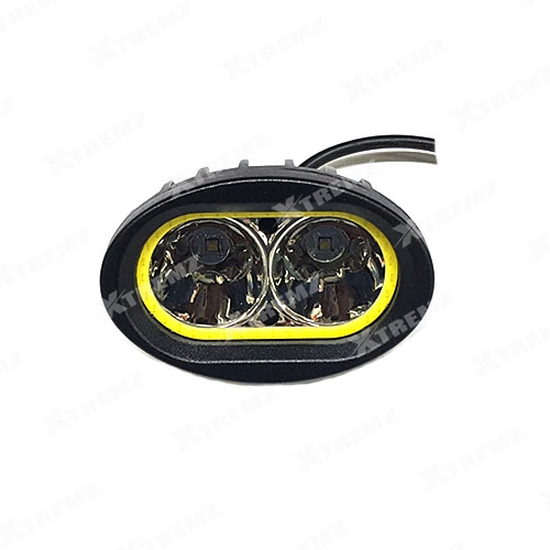 Xtremz 2 led Oval Fog Light For Universal Bikes & Cars - White Ring Buy ...