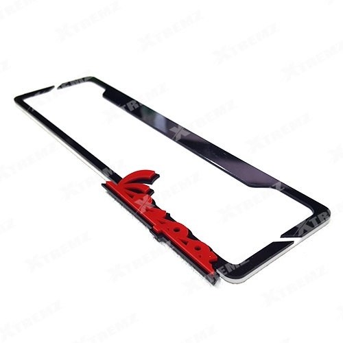Vespa Front & Rear Number Plate Set - Red | Xtremz