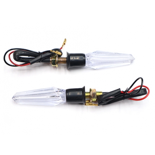 Xtremz Crystal Fancy Indicators For Universal Bikes - Orange Color