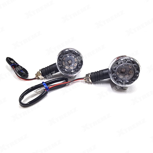 Xtremz 027 Fancy Indicators For Universal Bikes - Blue Color