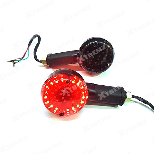 Xtremz ER50 Running Fancy Indicator For Royal Enfield Bikes- Red ...