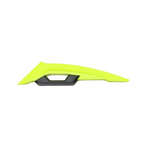 Xtremz Big Aero Fin Spoiler For Universal Bikes & Helmets - Fluorescent ...