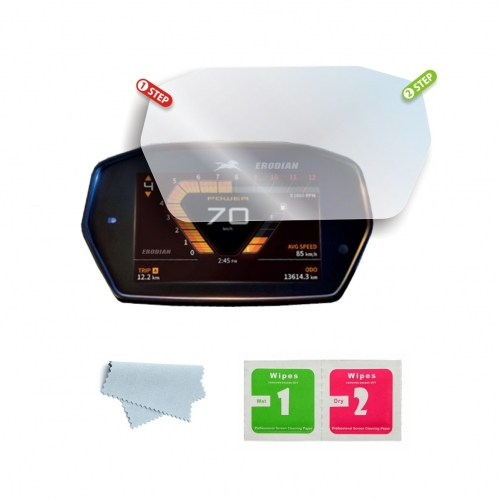 Erodian Meter Display Screen Protector For TVS iQube 6 inch Display